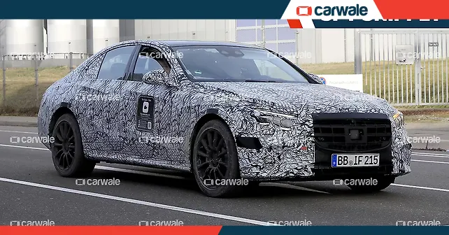 New-gen Mercedes-Benz E-Class spotted as public tests start - CarWale