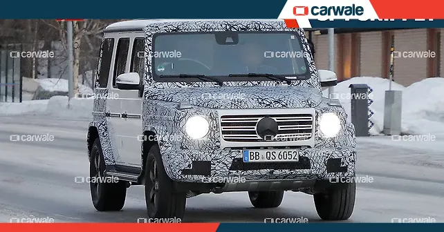 New Mercedes-Benz G-Class facelift begins testing - CarWale