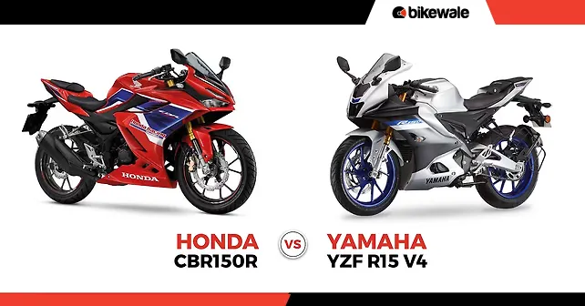 Honda CBR150R vs Yamaha YZF R15 V4: Specification Comparison - BikeWale