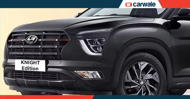 New Hyundai Creta Knight Edition prices start at Rs 13.35 lakh - CarWale