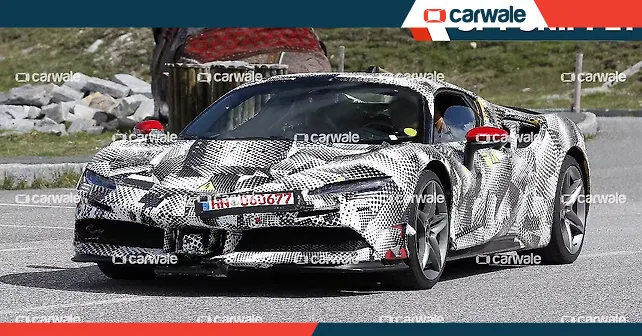 Ferrari SF90 VS continues testing; spotted in the mountains - CarWale