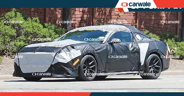 Next-gen Ford Mustang spotted testing for the first time - CarWale