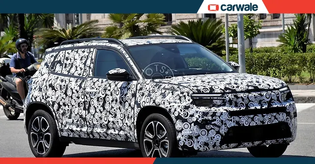 India-bound Jeep small SUV spied on test - CarWale