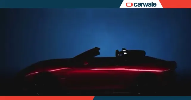 MG teases new two-seater convertible car - CarWale