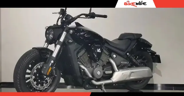 Benda BD500 V-four cruiser launched in China - BikeWale