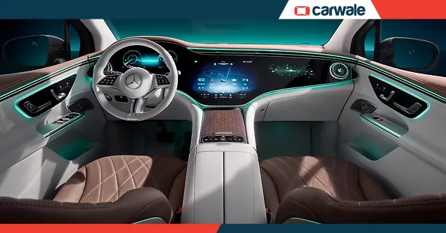 Mercedes-Benz showcases EQE SUV interior ahead of global debut - CarWale