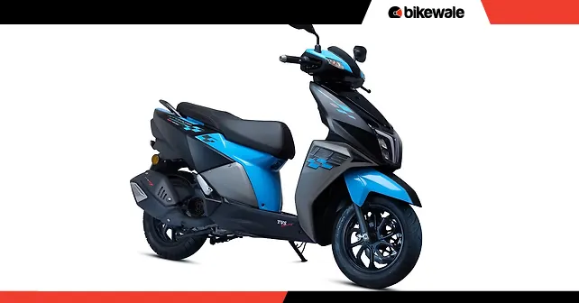 TVS Ntorq 125 Race Edition gets a new Blue colour! - BikeWale