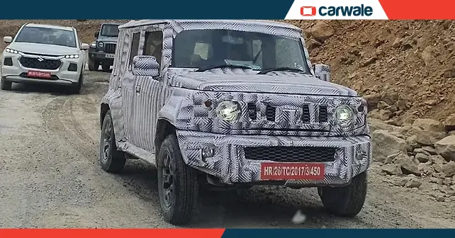 5 door Maruti Jimny spied testing ahead of global debut - CarWale