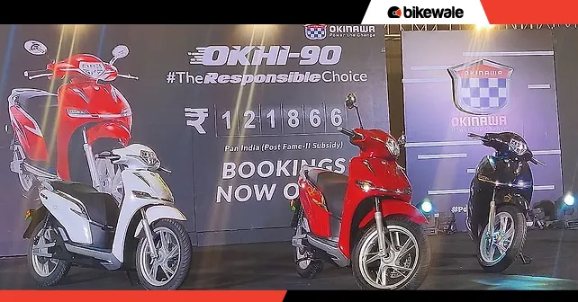 Okinawa sells 17,531 electric scooters in India in October 2022 - BikeWale
