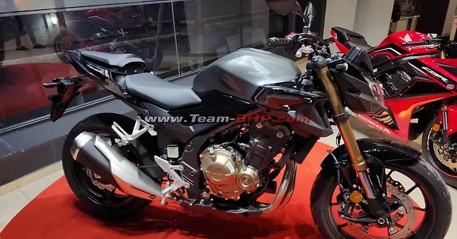 Honda showcases CB500F in India; launch imminent - BikeWale