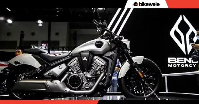 Benda unveils new V4 engine cruiser! - BikeWale