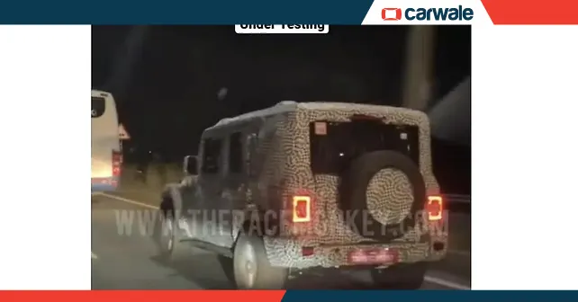 Five-door Mahindra Thar launch timeline revealed - CarWale
