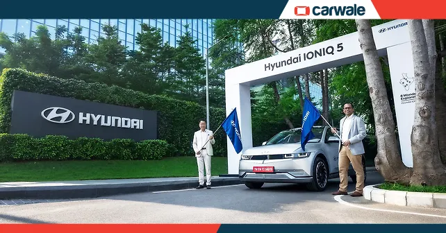 Hyundai India flags off ‘8 Wonder Exploration’ drive by Ioniq 5 - CarWale