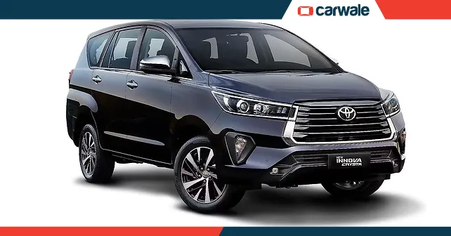 Toyota Innova Crysta Diesel to be sold alongside new Hycross - CarWale