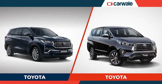Toyota Innova Hycross vs Innova Crysta - CarWale