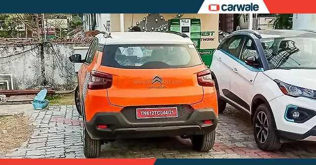 Citroen eC3 EV spotted yet again; likely to debut next month - CarWale