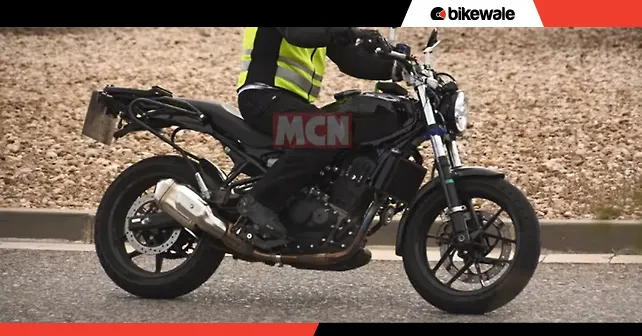 Royal Enfield Himalayan 450 based Hunter 450 spied testing in Europe ...