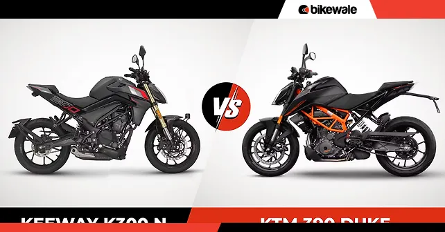 Keeway K300 N vs KTM 390 Duke: Specification Comparison - BikeWale