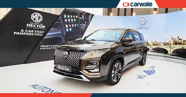 New MG Hector revealed in India; prices to be announced on 11 January ...