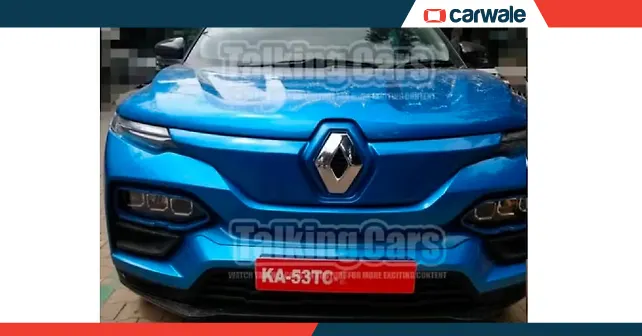 Renault Kiger EV spotted in India for the first time - CarWale