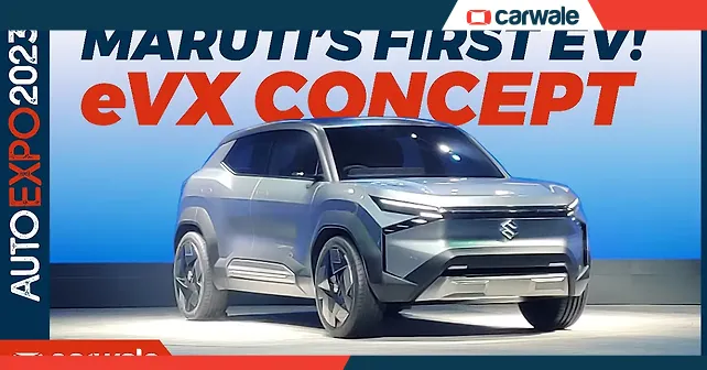 Maruti unveils eVX electric concept SUV at the Auto Expo 2023 - CarWale