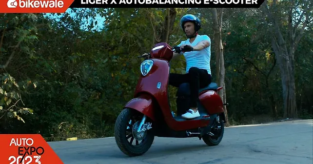 Auto Expo 2023: Liger Mobility unveils auto-balancing electric scooters - BikeWale