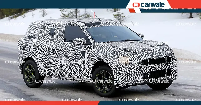 Citroen’s mid-size SUV spotted winter-testing in Sweden - CarWale