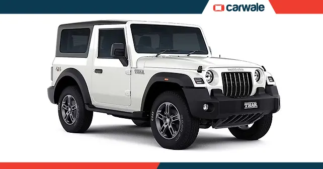 Mahindra Thar 4x4 variants get two new colours - CarWale