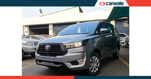 2023 Toyota Innova Crysta base variant reaches local dealers - CarWale
