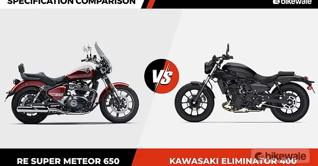 Royal Enfield Super Meteor 650 vs Kawasaki Eliminator 400 ...