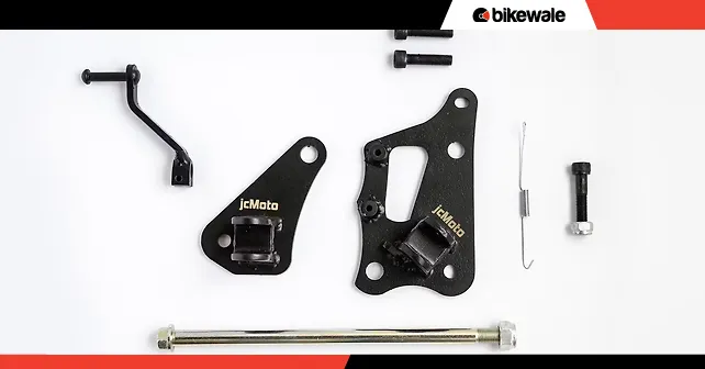 Hero Xpulse 200 Enduro Footpeg Hangers by JCMoto: Introduction - BikeWale