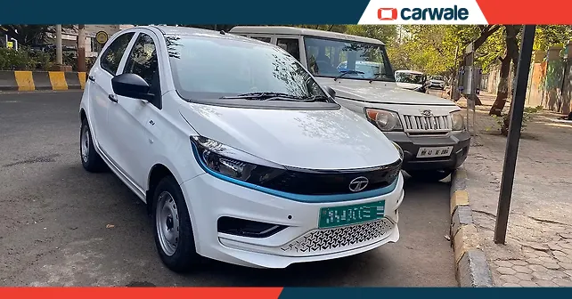 Tata Tiago EV base variant spotted - CarWale