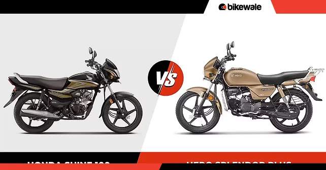 Honda Shine 100 vs Hero Splendor Plus: Specification Comparison - BikeWale