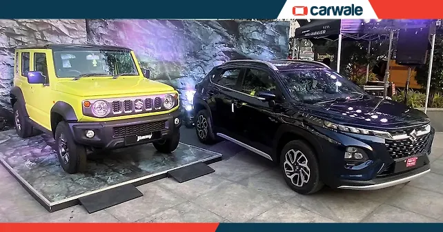 Upcoming Maruti Jimny spotted alongside Maruti Fronx - CarWale