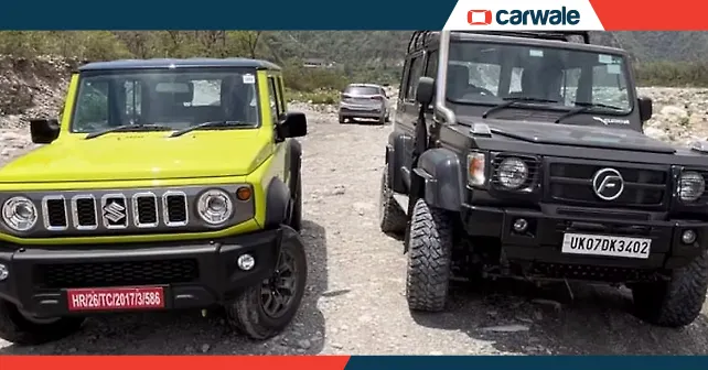 Maruti Jimny spotted with Force Gurkha - CarWale