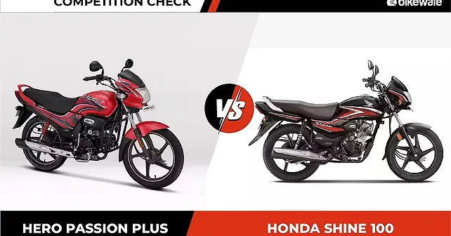 Hero Passion Plus vs Honda Shine: Competition Check - BikeWale