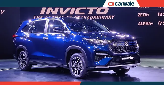 Maruti Invicto to be offered in two variants and four colours - CarWale