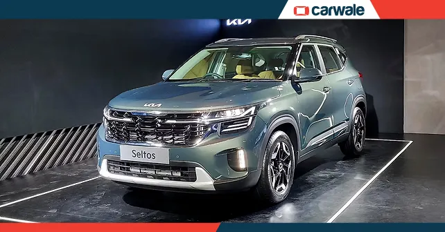 Kia Seltos facelift variant and colour options revealed - CarWale