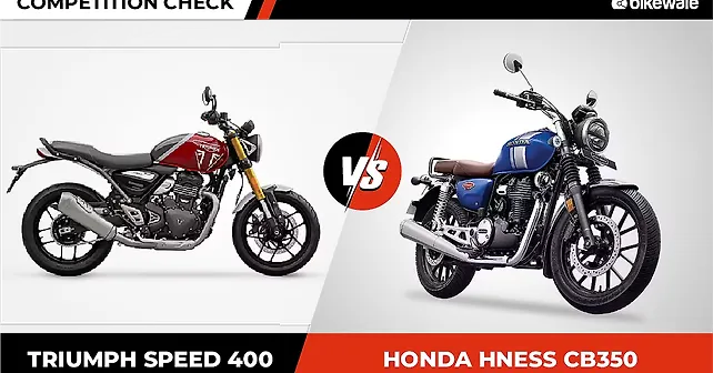 Triumph Speed 400 vs Honda Hness CB350: Competition Check - BikeWale