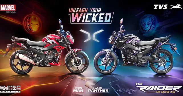 TVS Raider Super Squad Edition available in two colours in India - BikeWale