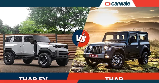 Mahindra Thar vs Thar EV concept – What’s different? - CarWale