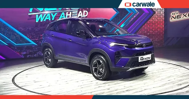 New Tata Nexon facelift unveiled; variants explained - CarWale
