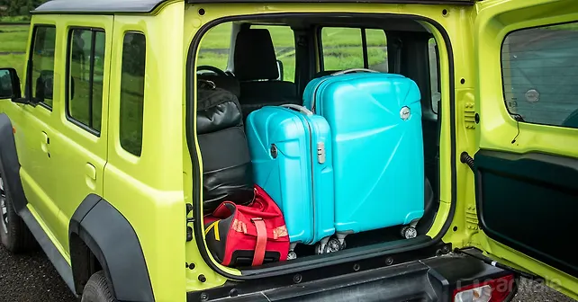 Maruti Jimny Bootspace - CarWale