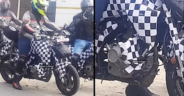 Bigger Hero Xtreme 440 spied testing alongside Xpulse 210 - BikeWale