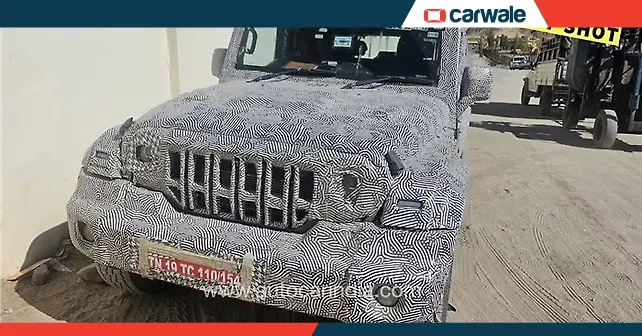 Mahindra Thar 5-door new spy shots reveal fresh details - CarWale