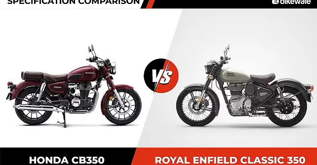Honda CB350 vs Royal Enfield Classic 350: Specification Comparison ...