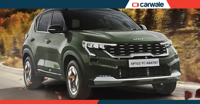 Kia Sonet facelift to get Seltos’s Pewter Olive exterior colour option ...