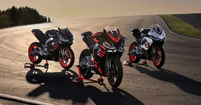 Aprilia RS 457 offered in three colours in India - BikeWale