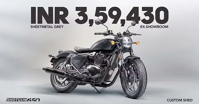 Royal Enfield Shotgun 650 launched in India at Rs. 3.59 lakh - BikeWale