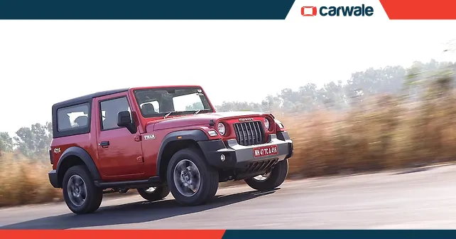 Mahindra Thar prices in India revised by up to Rs. 34,699 - CarWale